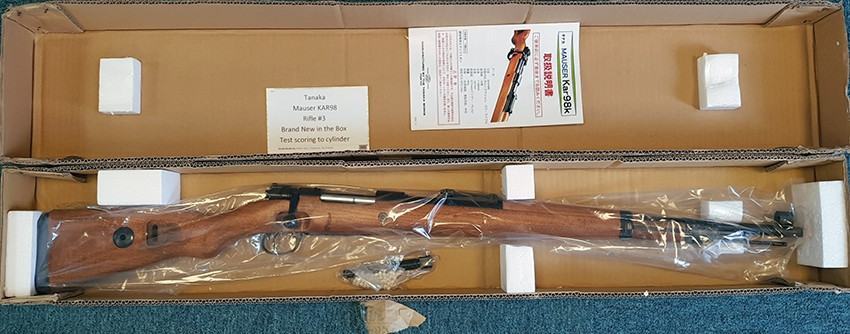 Tanaka Mauser Karabiner 98K (KAR98) Airsoft Rifle #3 - New Old Stock ...